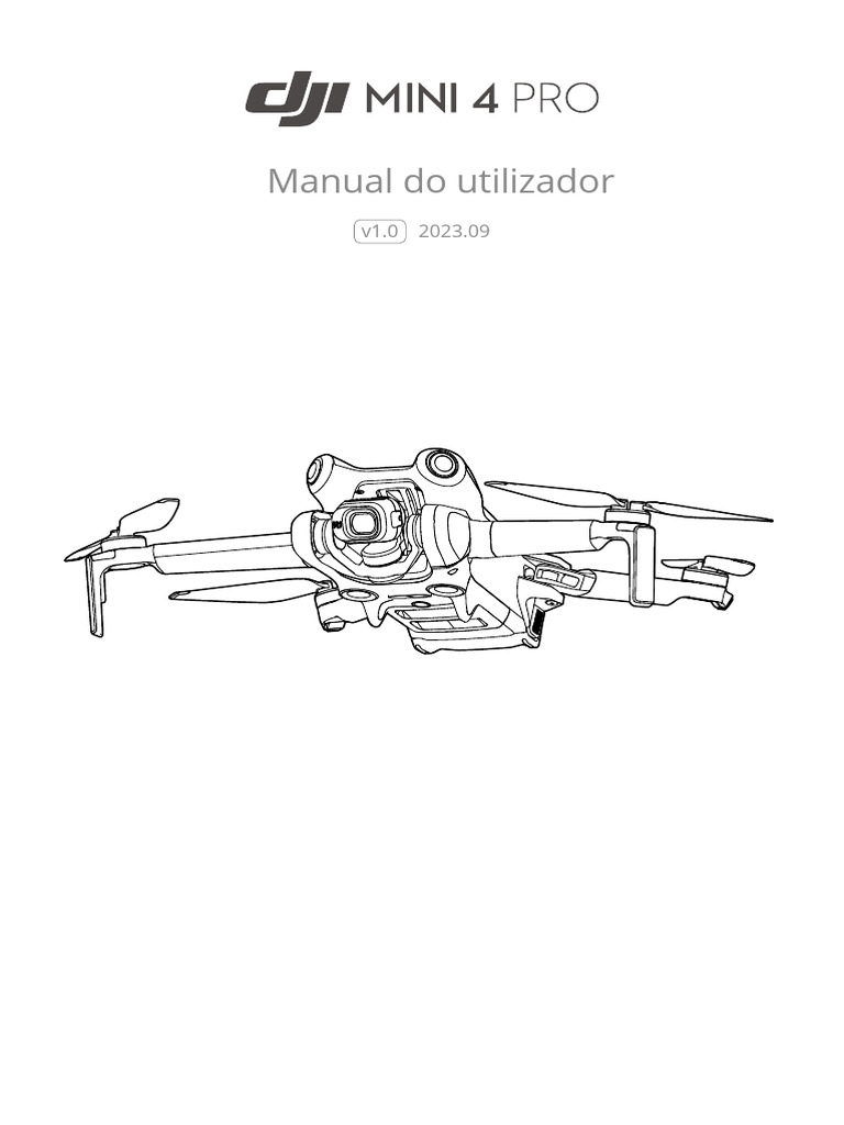 DJI Mini 4 Pro User Manual PT | PDF | Voo | Aeronave