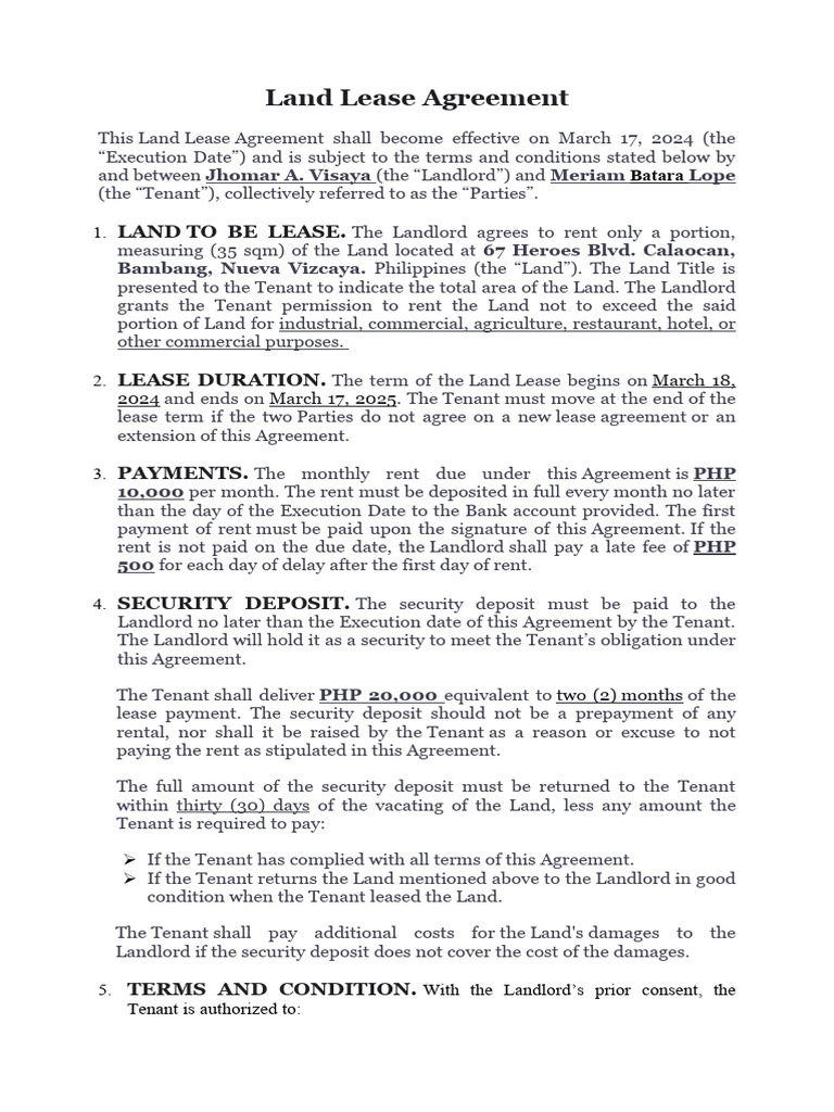 Document 6 | PDF | Lease | Leasehold Estate