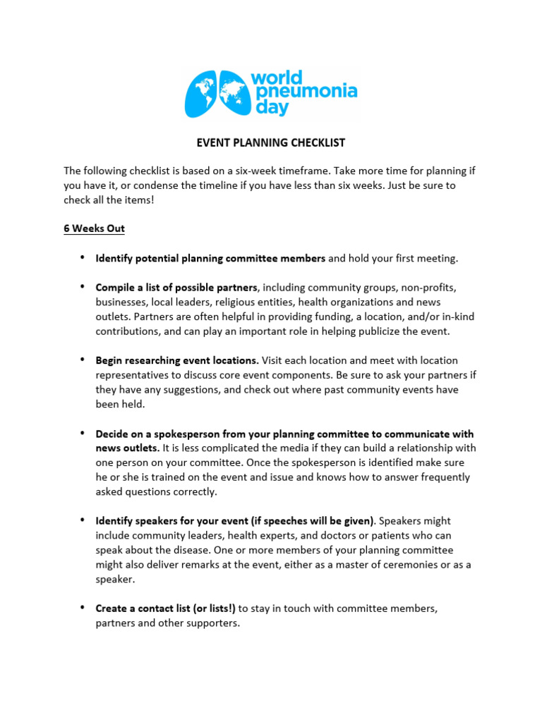 Event Planning Guide | PDF | Business