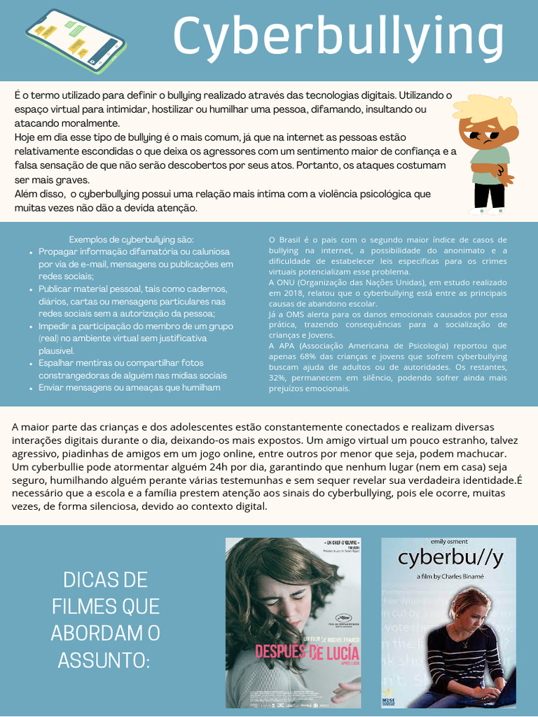 CyberBullying | PDF | Assédio moral/bullying | Cyberbullying