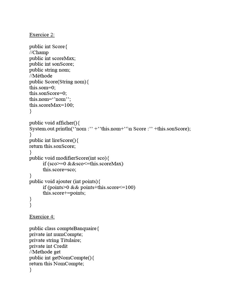 Java Programming Exercises | PDF | Computers