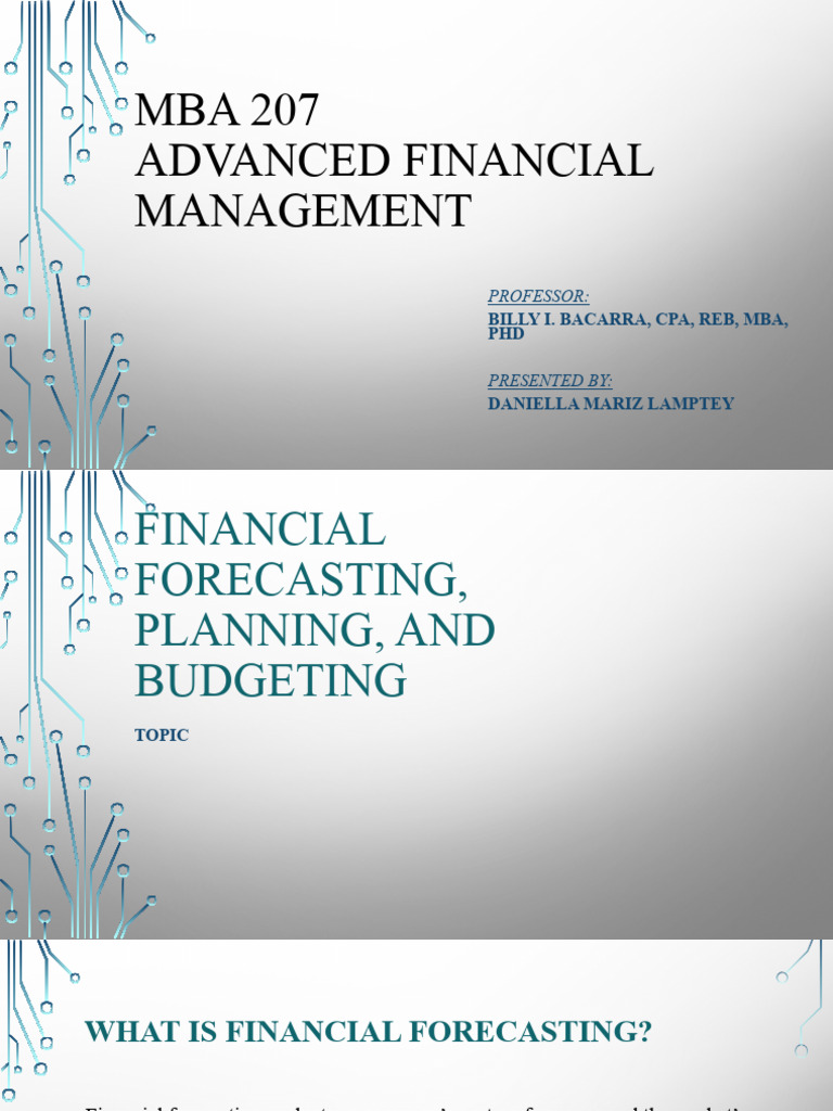 Advance Financial Management - MBA | PDF | Taxes | Balance Sheet