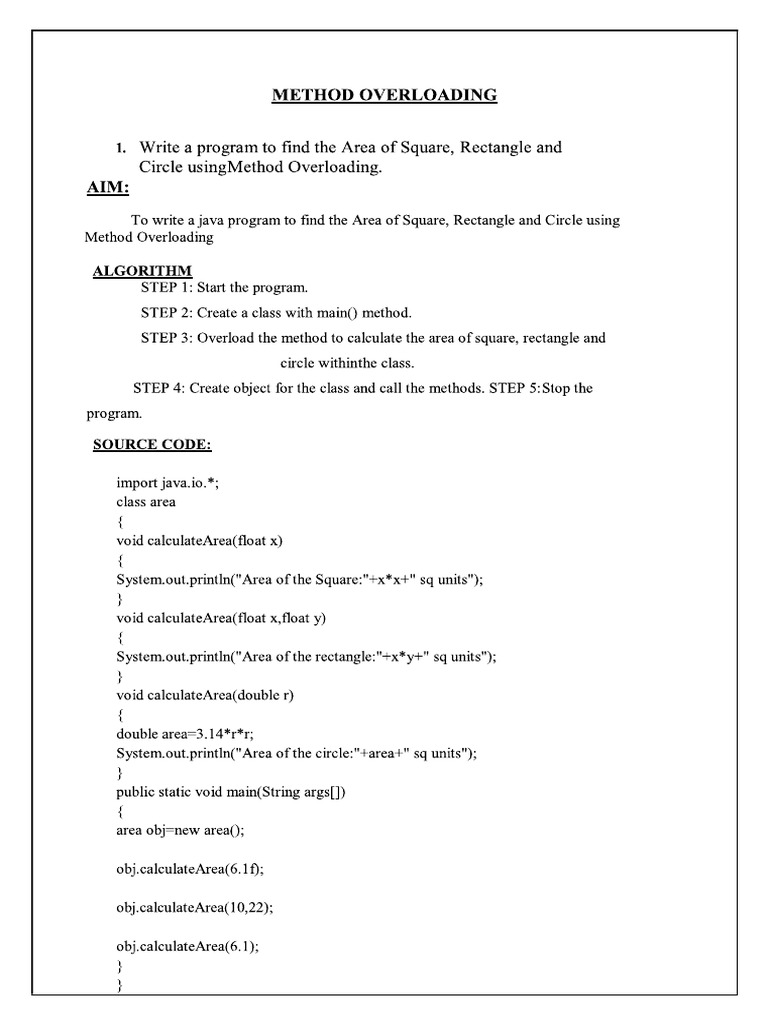 Java lab programs | PDF Java lab programs | PDF