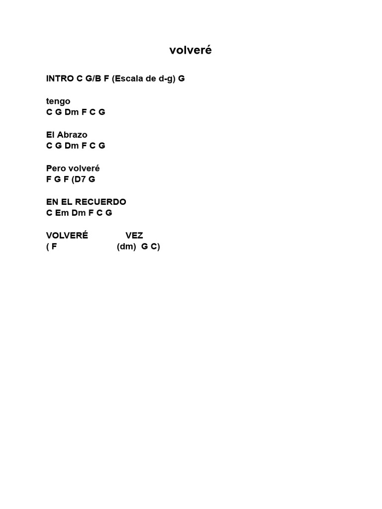 Volveré | PDF | Arte