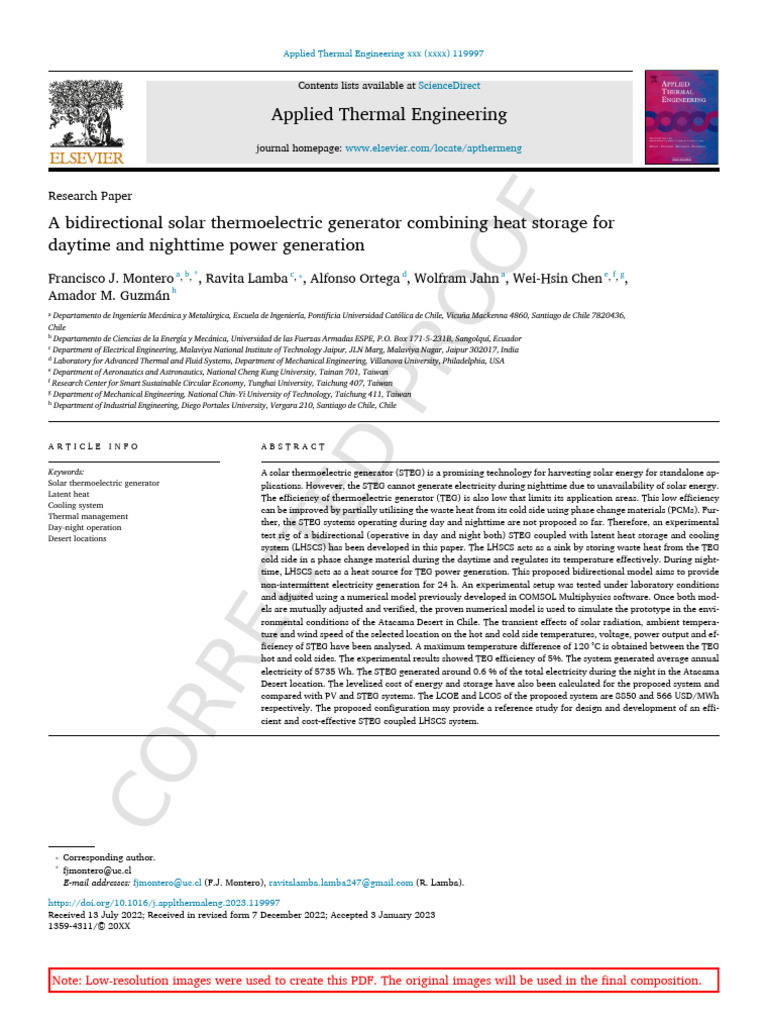 Pagination ATE 119997 | PDF | Heat Transfer | Photovoltaics
