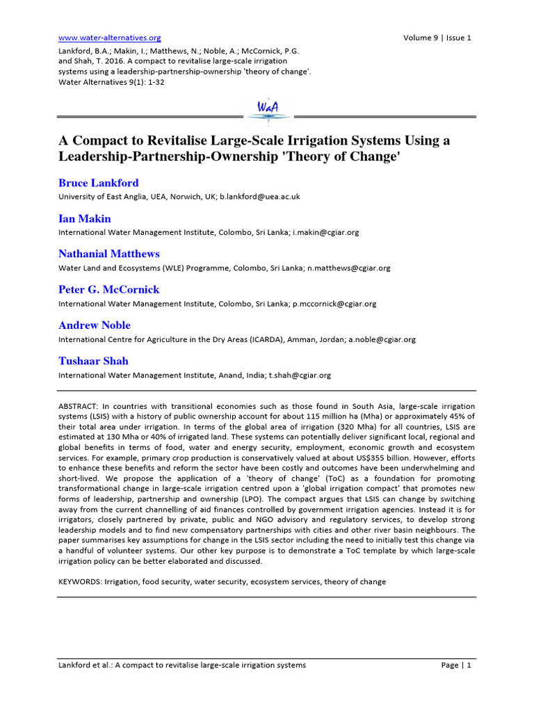 Art9 1 1 | PDF | Irrigation | Water