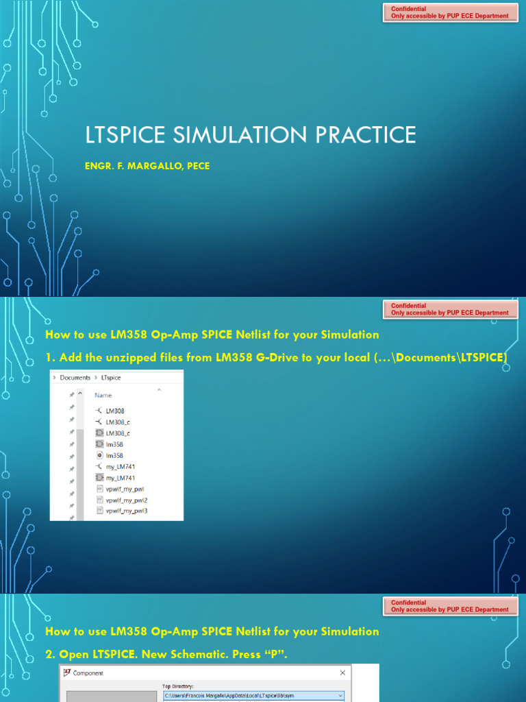 Bsece 3y Lm358 Op Amp Comp Dout Ltspice Sim | PDF | Operational ...