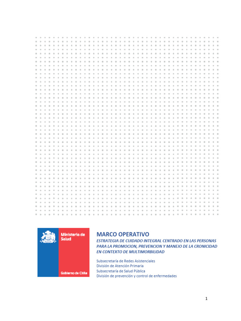 2. MARCO OPERATIVO Estrategia de Cuidado integral centrado en las ...