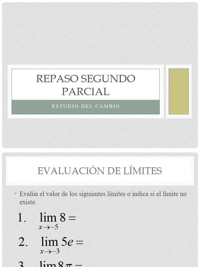 Repaso Segundo Parcial | PDF | Matemáticas De La Computación | Ciencia computacional