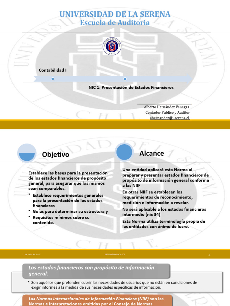 Nic 1 | PDF | normas internacionales de INFORMACION FINANCIERA | Estado ...