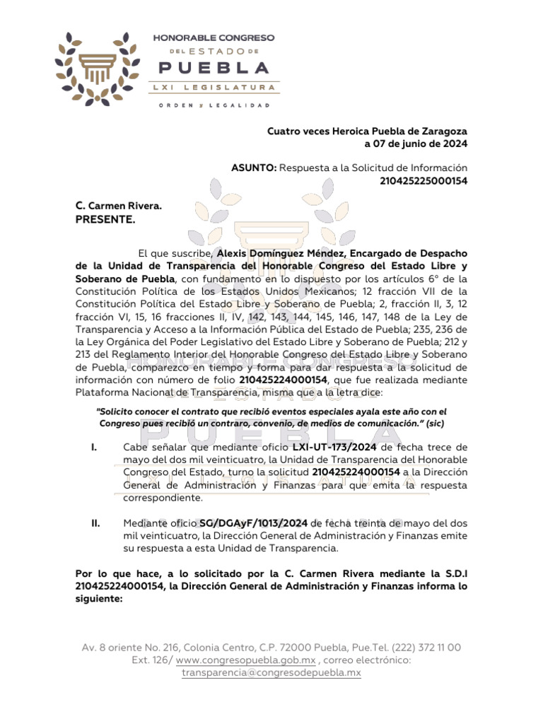 Solicitud Congreso | Descargar gratis PDF | Documentos legales | Justicia