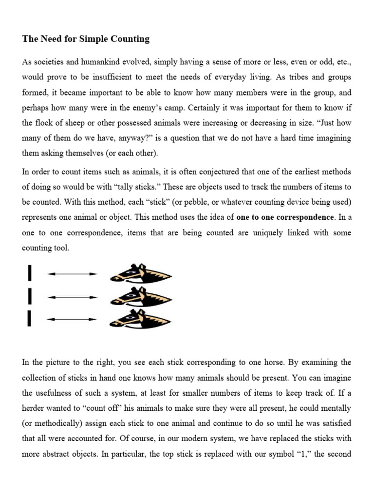 The Need For Simple Counting | PDF | Social Science