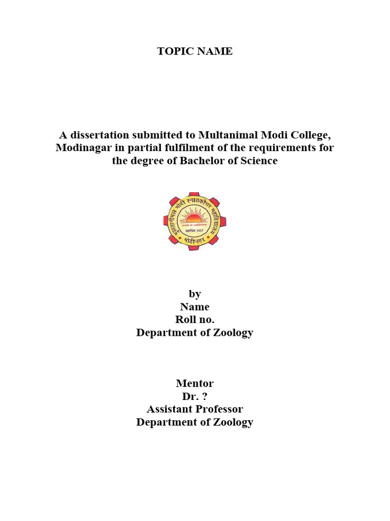 Project of BSC VI Sem | PDF
