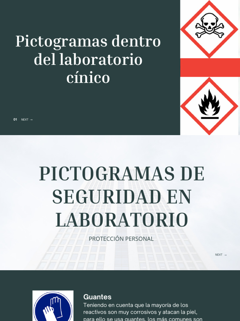 Pictogramas de Seguridad en Laboratorio | PDF | Laboratorios | Quemar