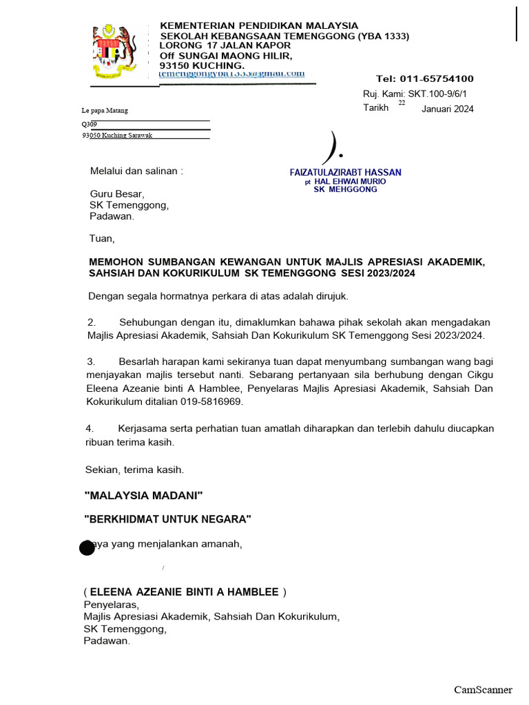 Kertas Kerja MAASK 2023 - 2024-1 | PDF