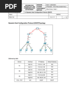 7.4.1 Packet Tracer - Implement DHCPv4 | PDF | Router (Computing) | Computer Architecture