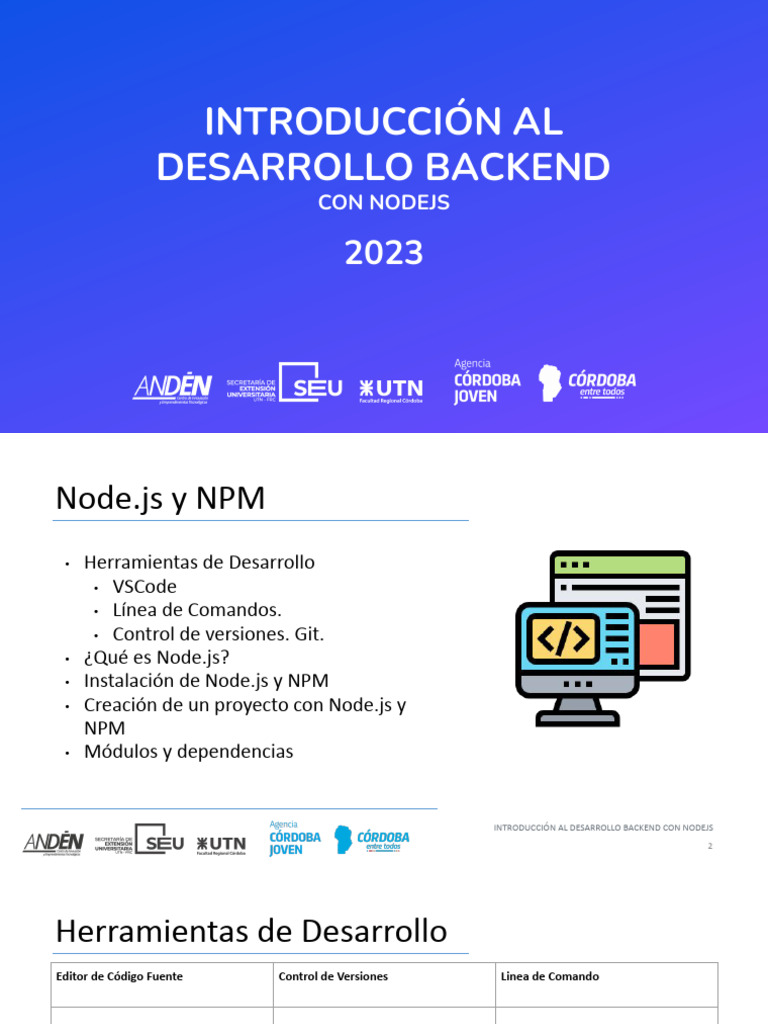 Clase 02 - Desarrollo Backend - 2023 | PDF | Ingeniería de software | Ciencias de la Computación