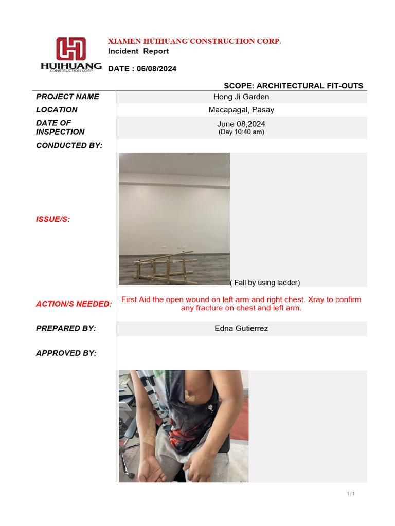 Incident Report Albert Oliva | PDF