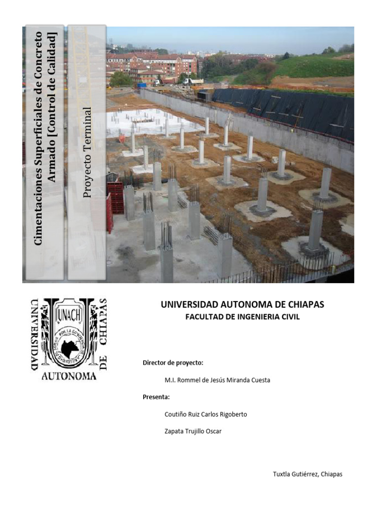 Proyecto Terminal (MODIFICADO) | PDF | Fundación (Ingeniería) | Hormigón