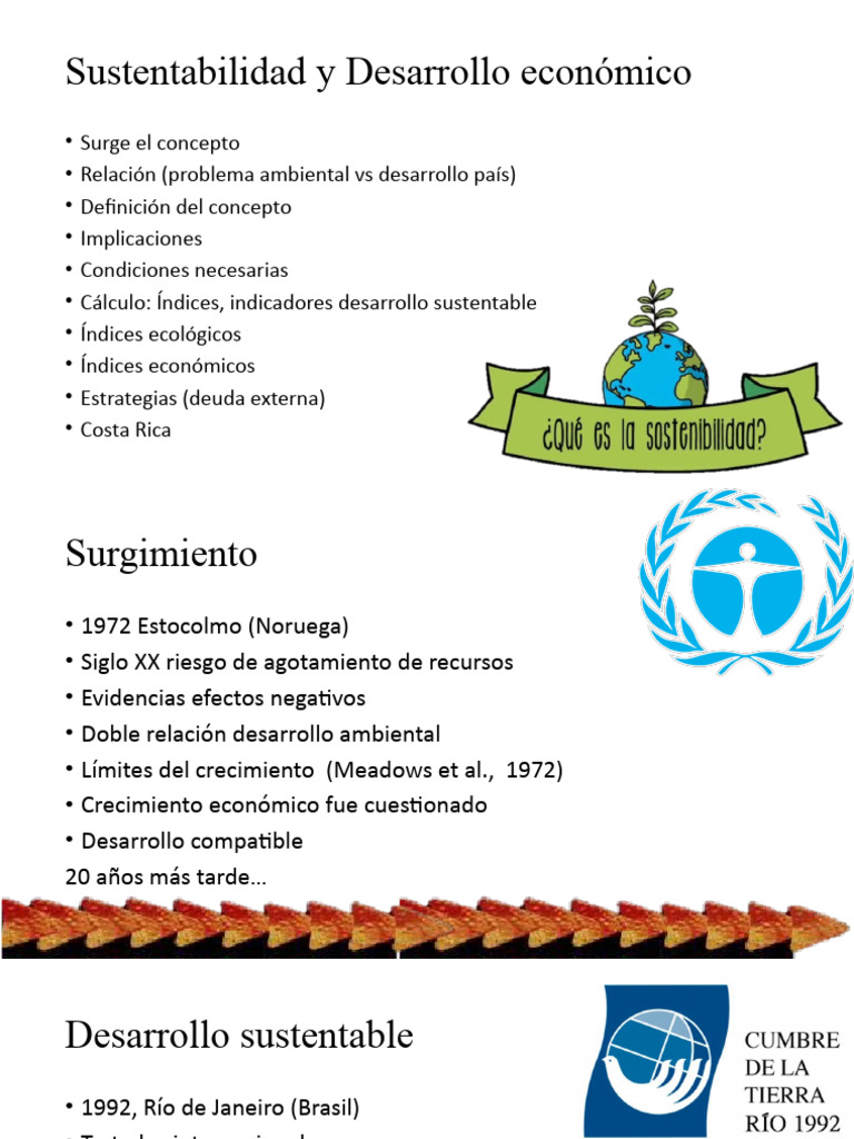 Sustentabilidad y Desarrollo Económico | PDF | Desarrollo sostenible | Sustentabilidad