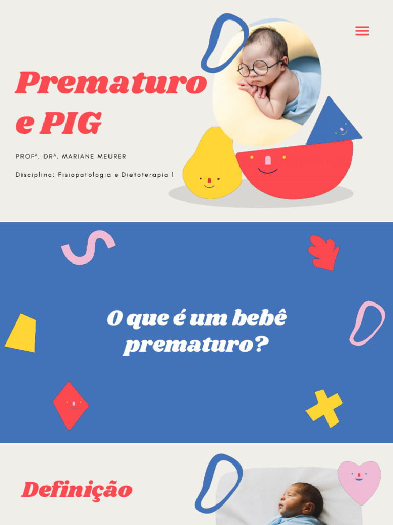 Aula 1 - Prematuro e PIG | PDF | Gravidez | Hipotermia