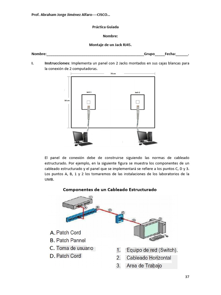 Cableado Estructurado | PDF | Métodos y materiales de enseñanza | Informática