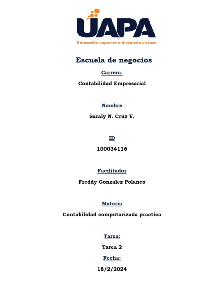 tarea 2 co | PDF | Contabilidad | Bancos