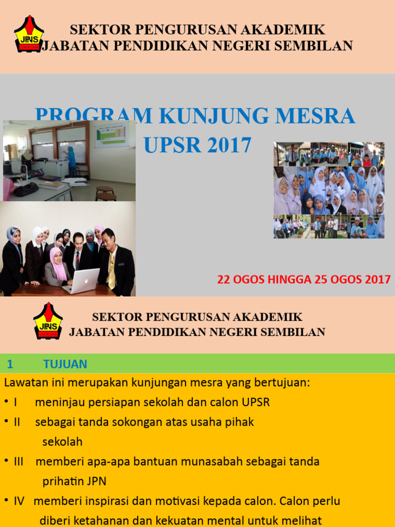 Kunjung Mesra Upsr 2017 | PDF