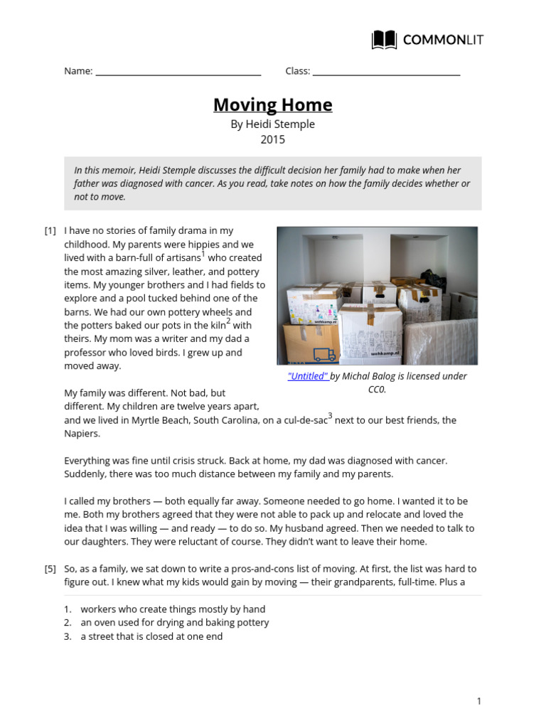 Moving Home | PDF
