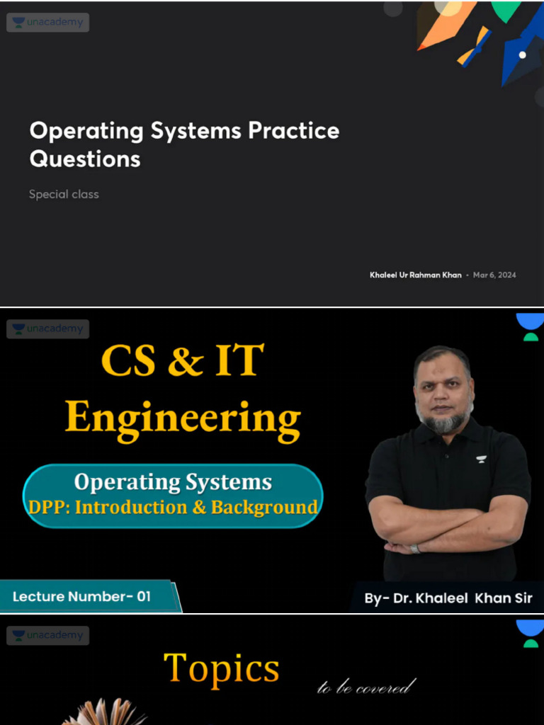 1.Operating Systems Practice Questions No Anno | PDF