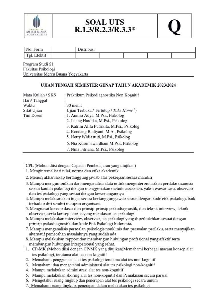 Alifah Ramadhani Ina Goran UTS PSDP | PDF