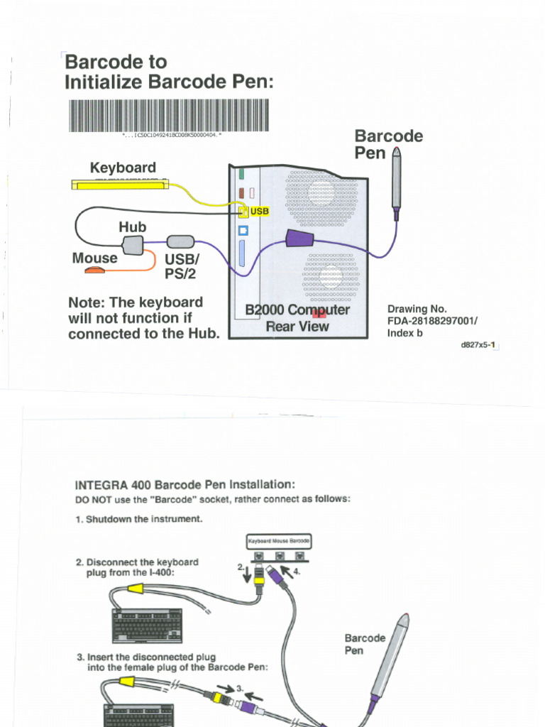 Barras Cobas Integra Escaner | PDF | Barcode | Information And ...
