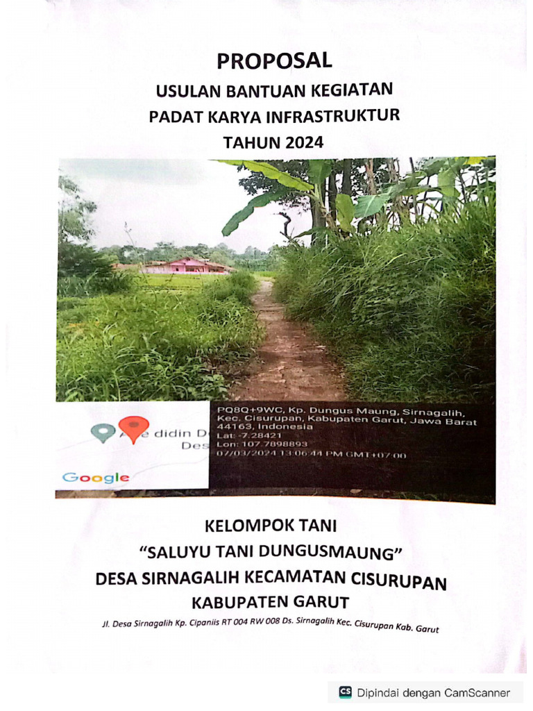 Proposal Kelompok Tani RW 04 | PDF