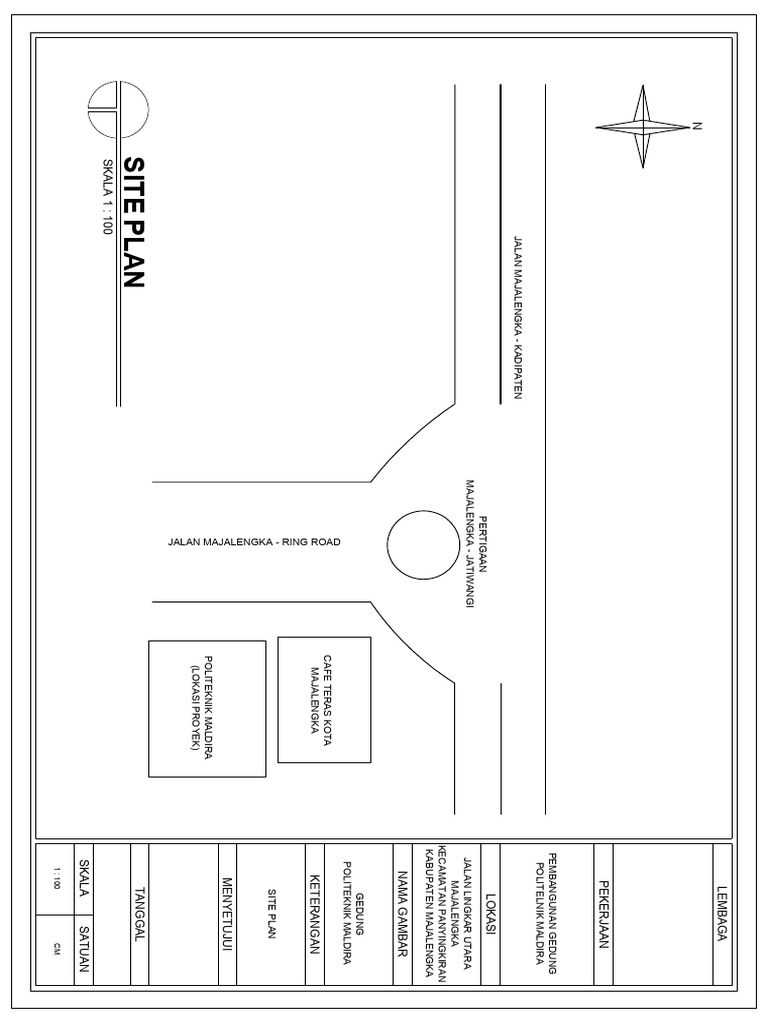 Denah Politeknik Maldira | PDF