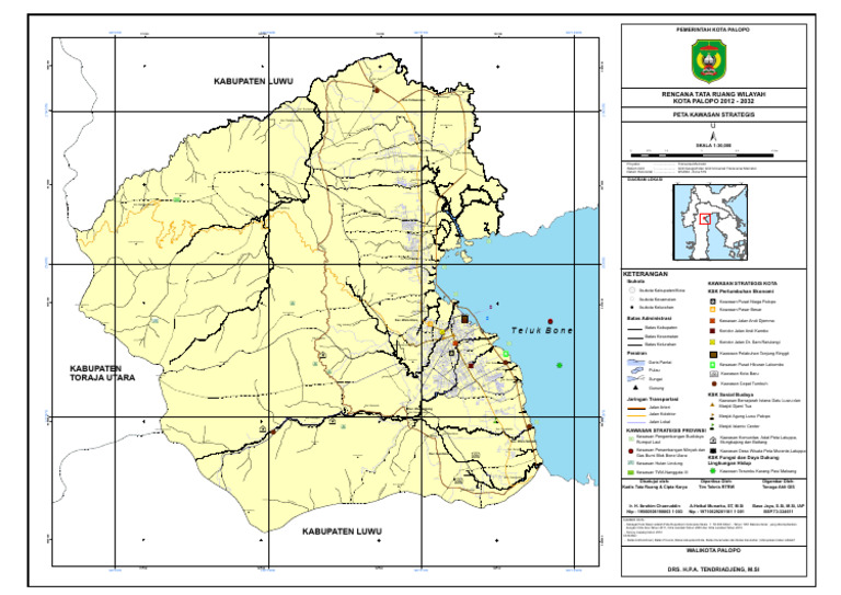 Rencana Tata Ruang Wilayah Kota Palopo 2 | PDF
