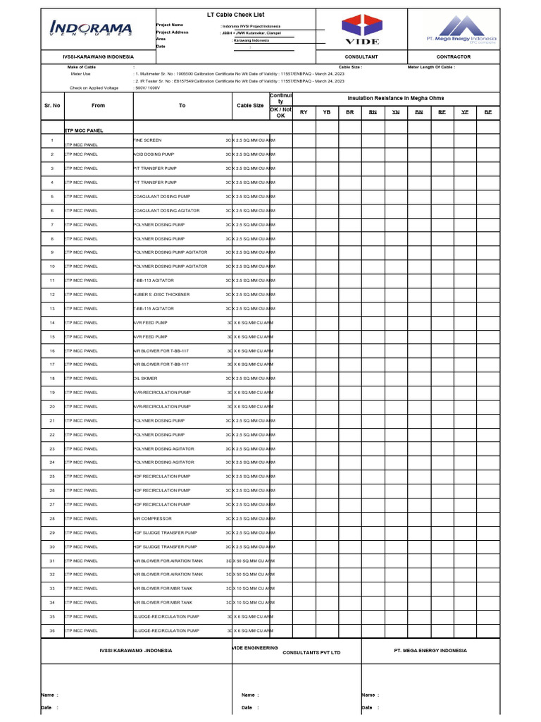 1. BA Magger 3 Phase ETP | Download Free PDF | Electrical Resistance ...