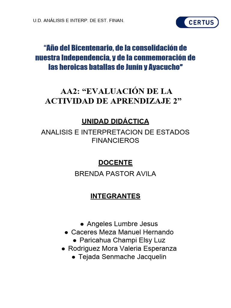 AA2 - G6 Angeles - Caceres - Piracahua - Rodriguez - Tejada | PDF | Business | Economias