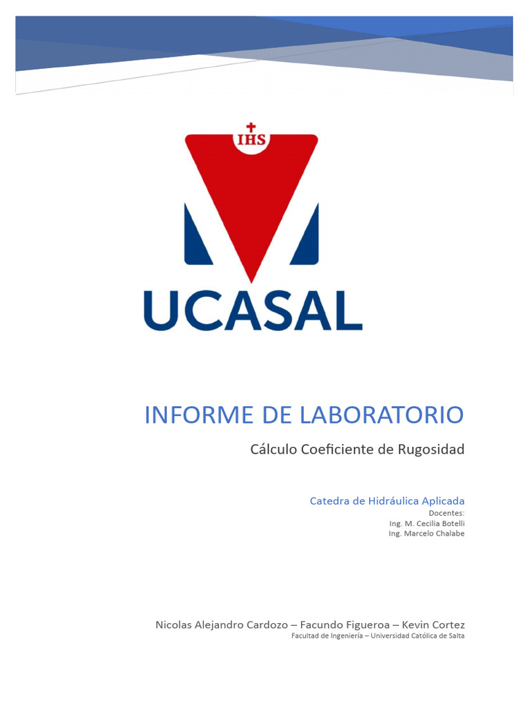 Cálculo del Coeficiente de Rugosidad | PDF | Hidrología | Cantidad