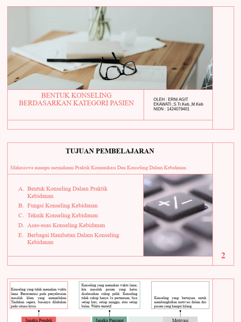 Bentuk Konseling Berdasarkan Kategori Pasien | PDF | Gaya Hidup
