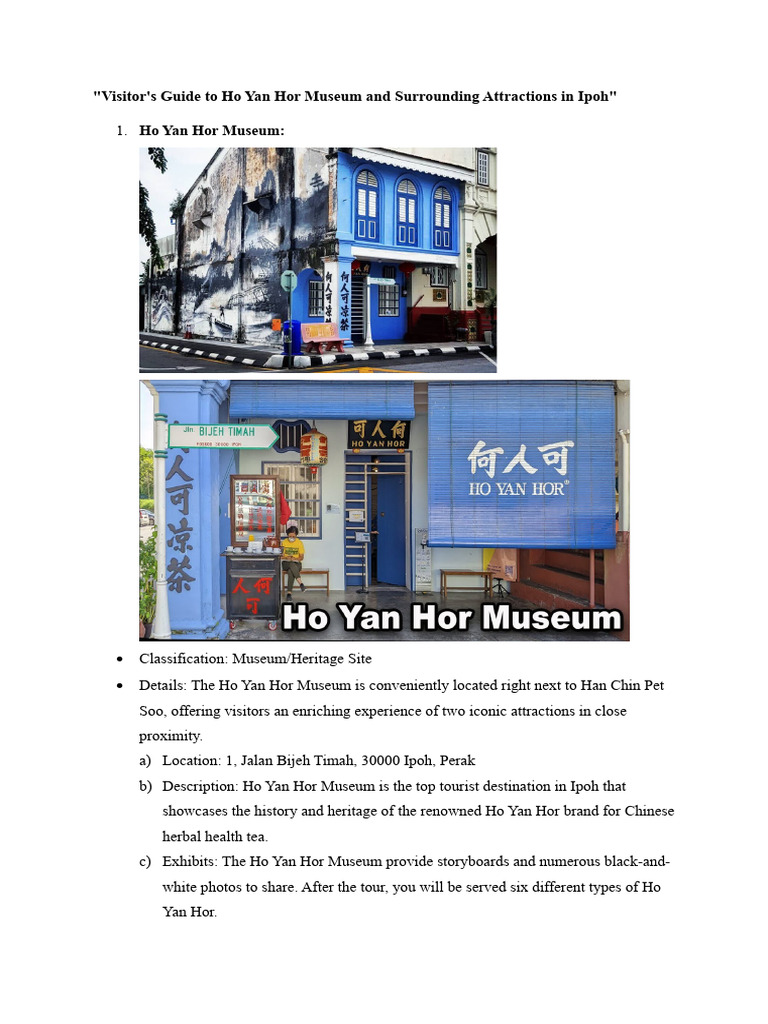 Ipoh's Heritage & Culture Guide | PDF | Fashion | Clothing