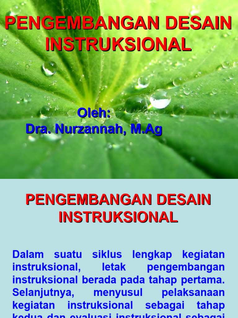 Materi-Desain-1-Instruksional | PDF