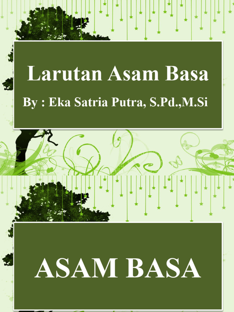 Materi Asam Basa | PDF | Sains & Matematika