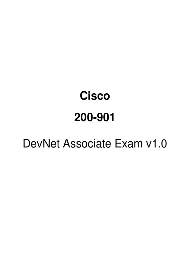 200-901 | PDF | Computer Networking | Computing