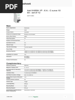 Product Datasheet: Miniature Circuit Breaker - iK60N - 1P - 6 A - C ...