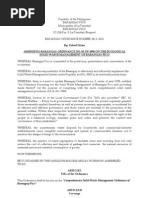 Solid Waste Management Barangay Ordinance Template | PDF | Waste ...