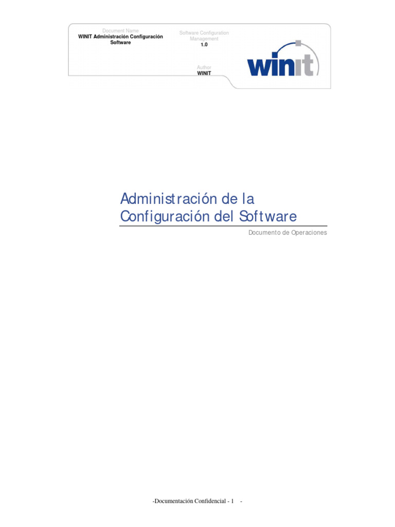 WINIT - PRO - INS - Administracio Ün Configuracion Software | Descargar ...