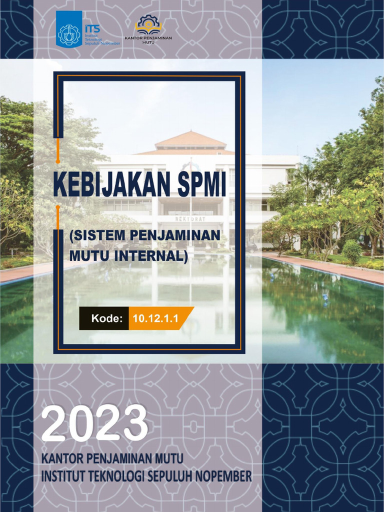 Kebijakan SPMI ITS 2022 | PDF