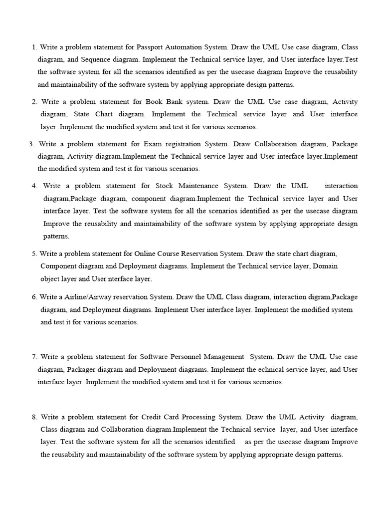 Ccs356 Oose Lab - Students | PDF | Use Case | Unified Modeling Language