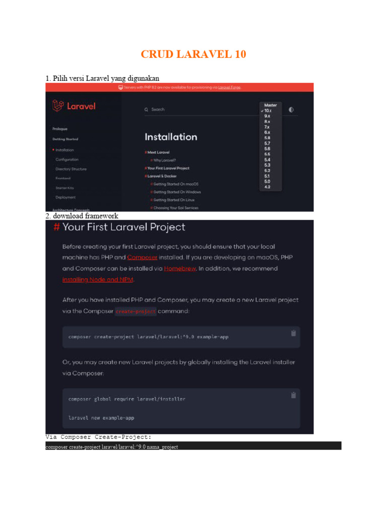CRUD Laravel9 | PDF | Computer Science | Information Technology CRUD Laravel9 | PDF | Computer Science | Information Technology