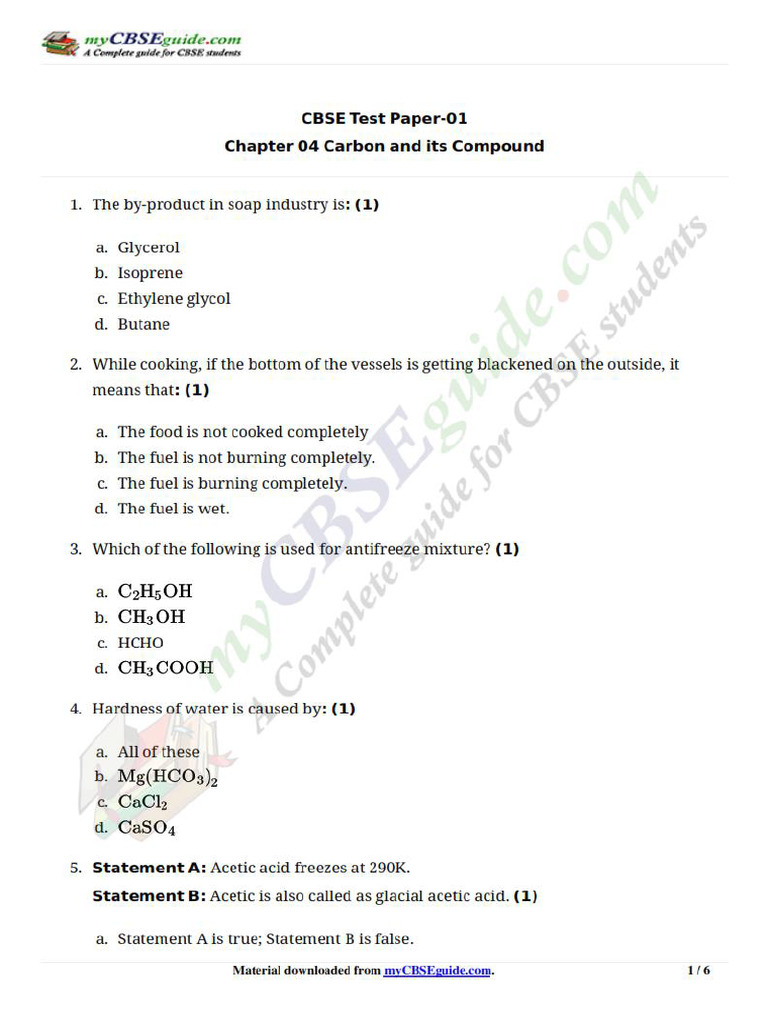 10 Science TP 4 1 | PDF